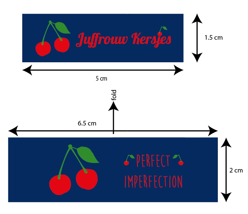 Juffrouw Kersjes: HOW TO: Labels op maat bestellen!