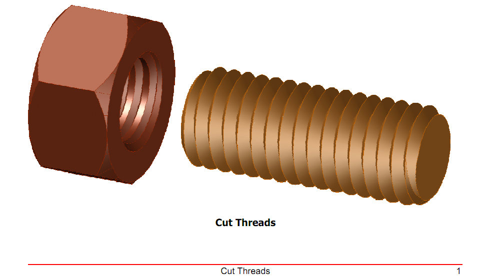 Tutorial AutoCad 2007 Cut Threads (part-4) | Department Of Chemical ...