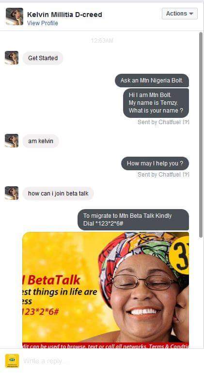 See The New Bot That Can Answer And Solve All MTN Problems And Issues