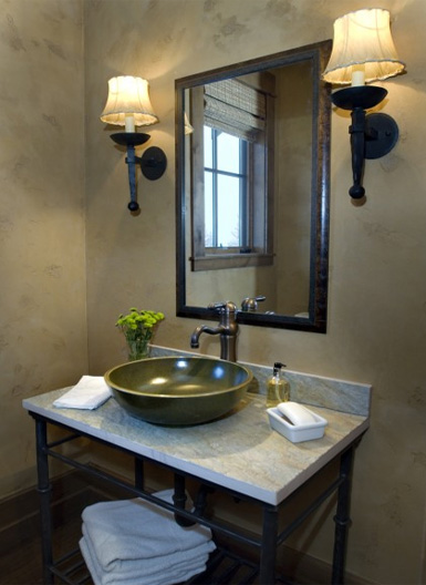 belle maison: Lighting Ideas for the Powder Bath