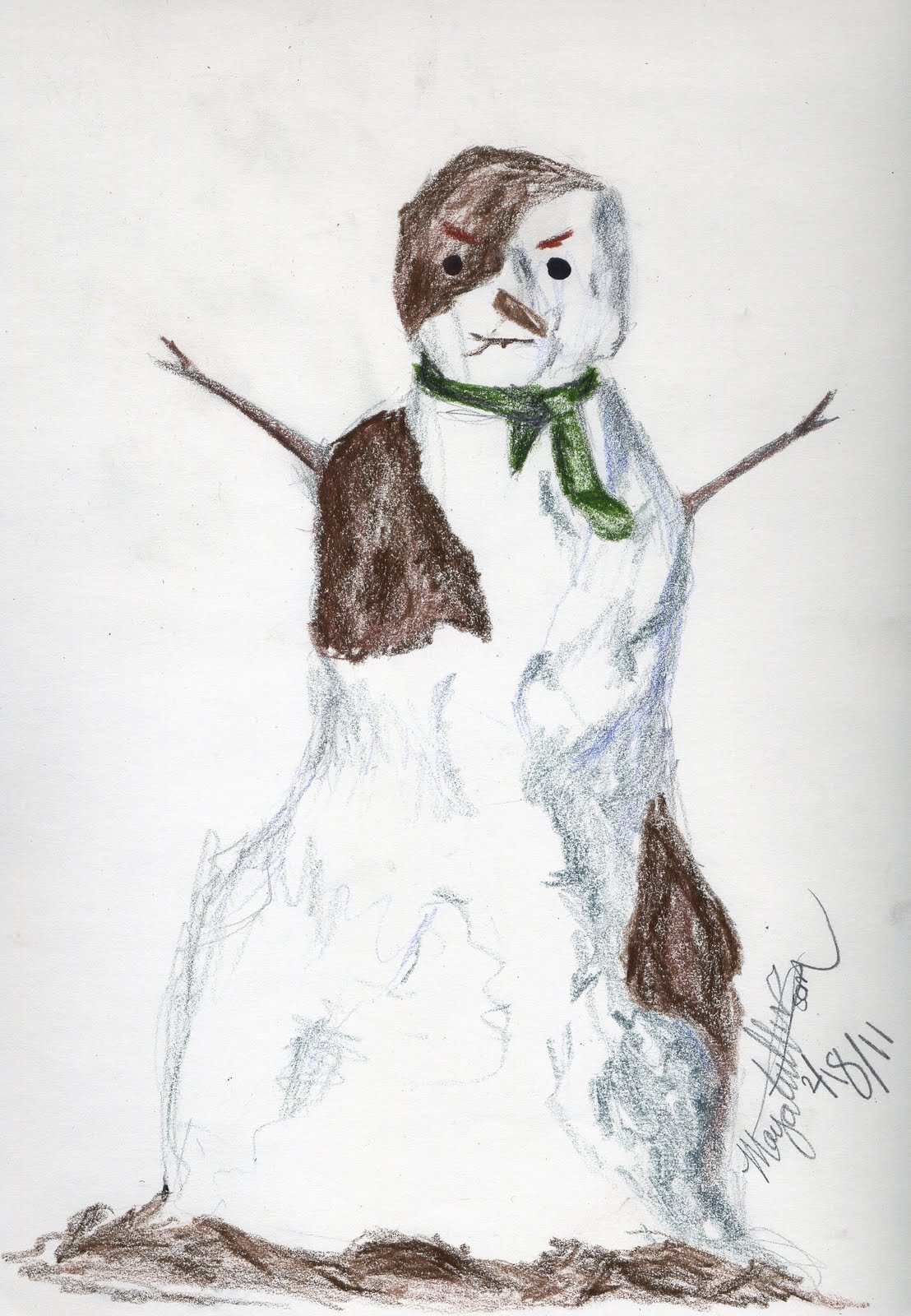 Jem's Sketch Pad: A Maycomb County Snowman