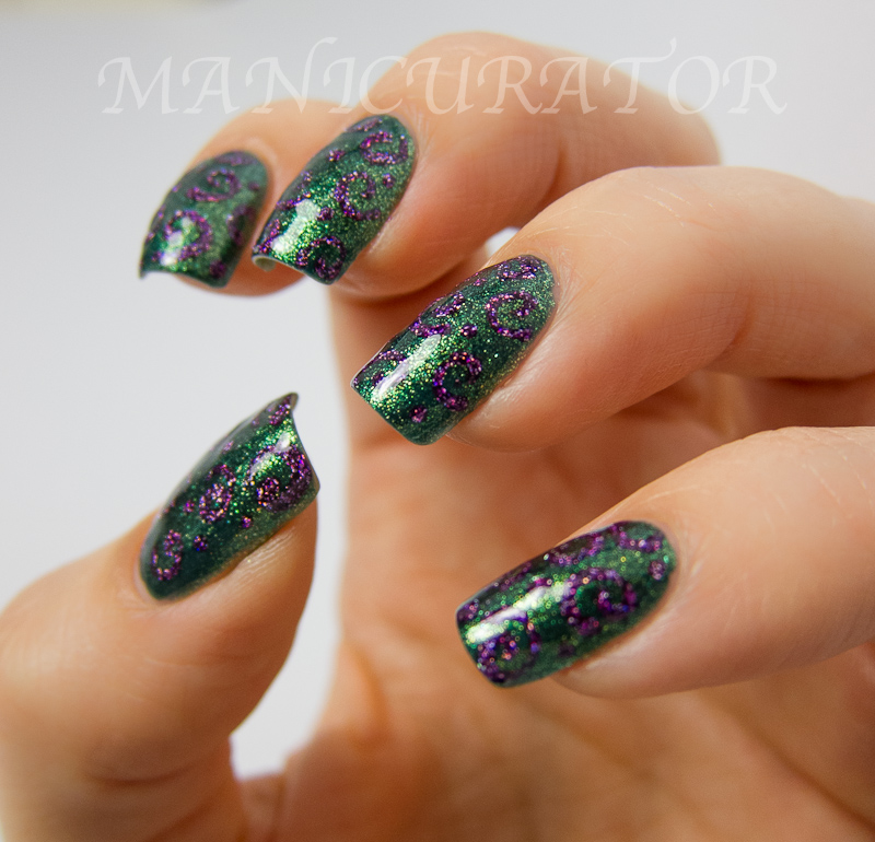 Ornament Nail Art with Zoya Logan and Aurora (Swatch and Review)