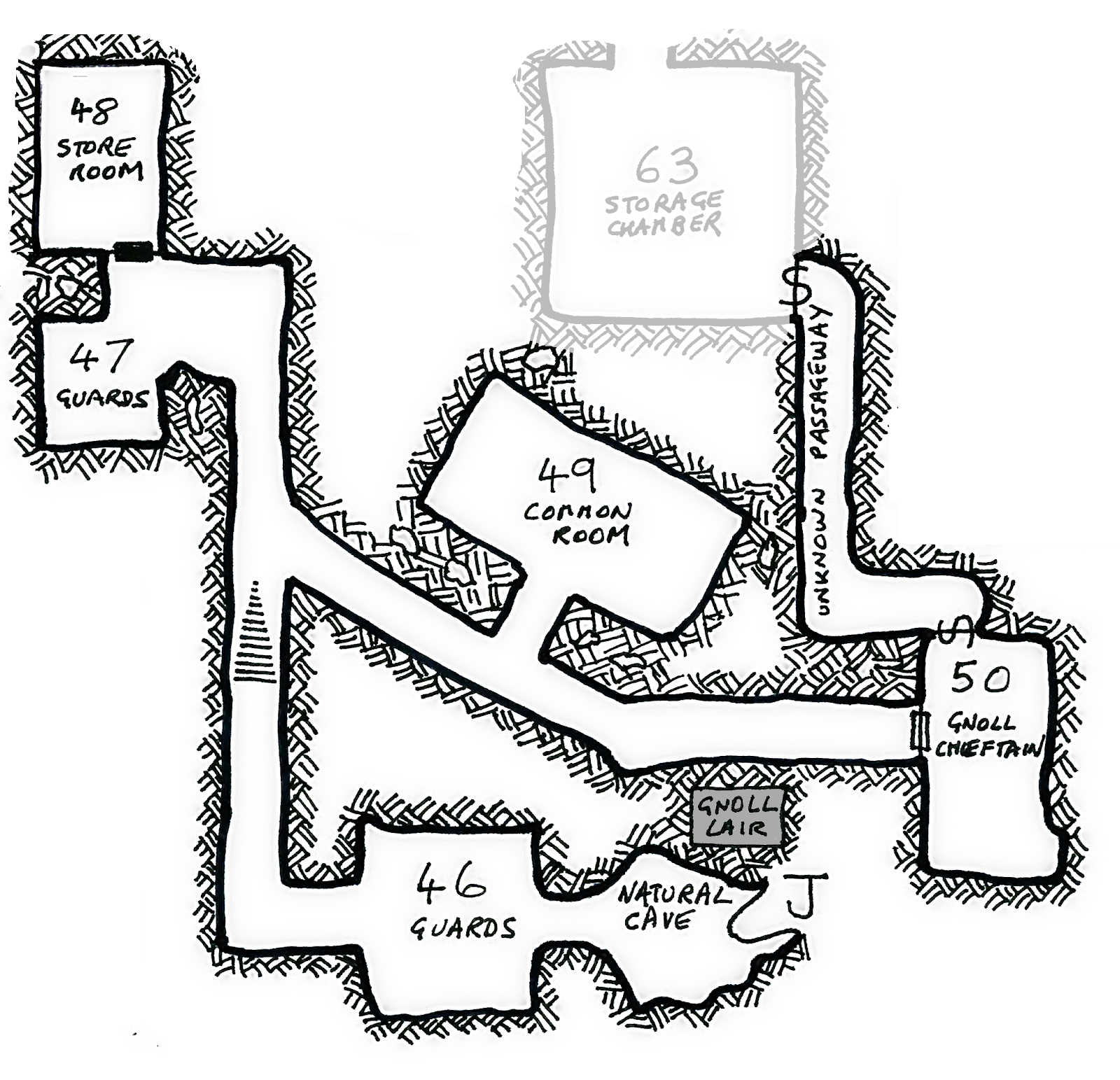 Explore: Beneath & Beyond: J: Gnoll Lair