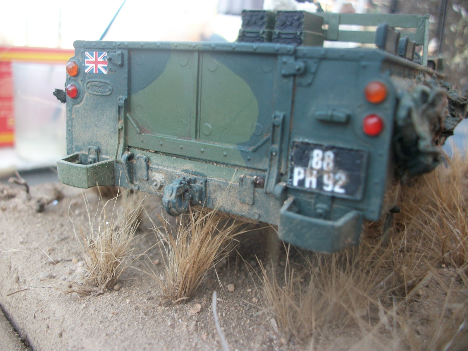 Maquettes Dioramas Sampiero Models: Land Rover 109 paratroopers