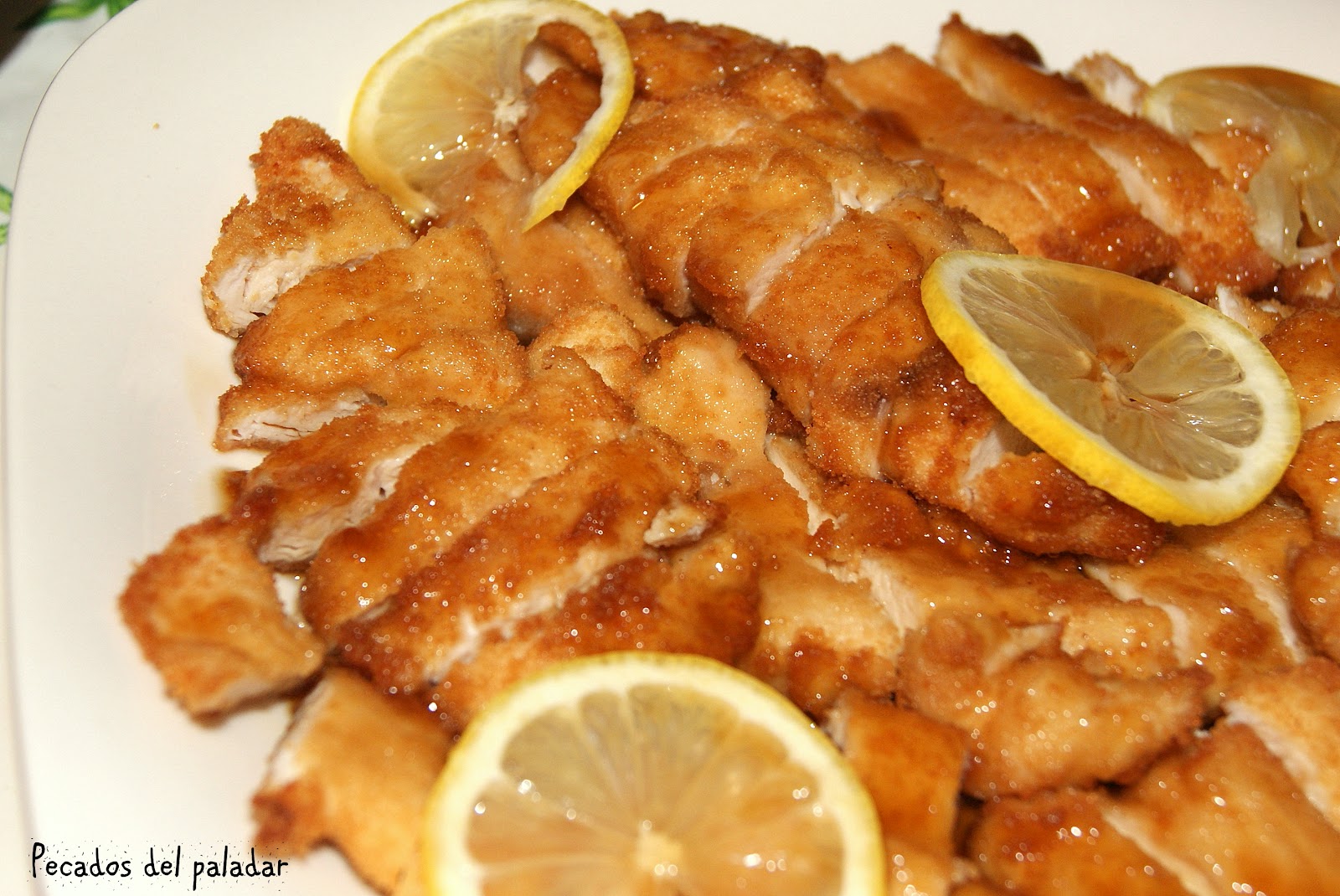 Pecados del paladar: POLLO AL LIMÓN ESTILO CHINO