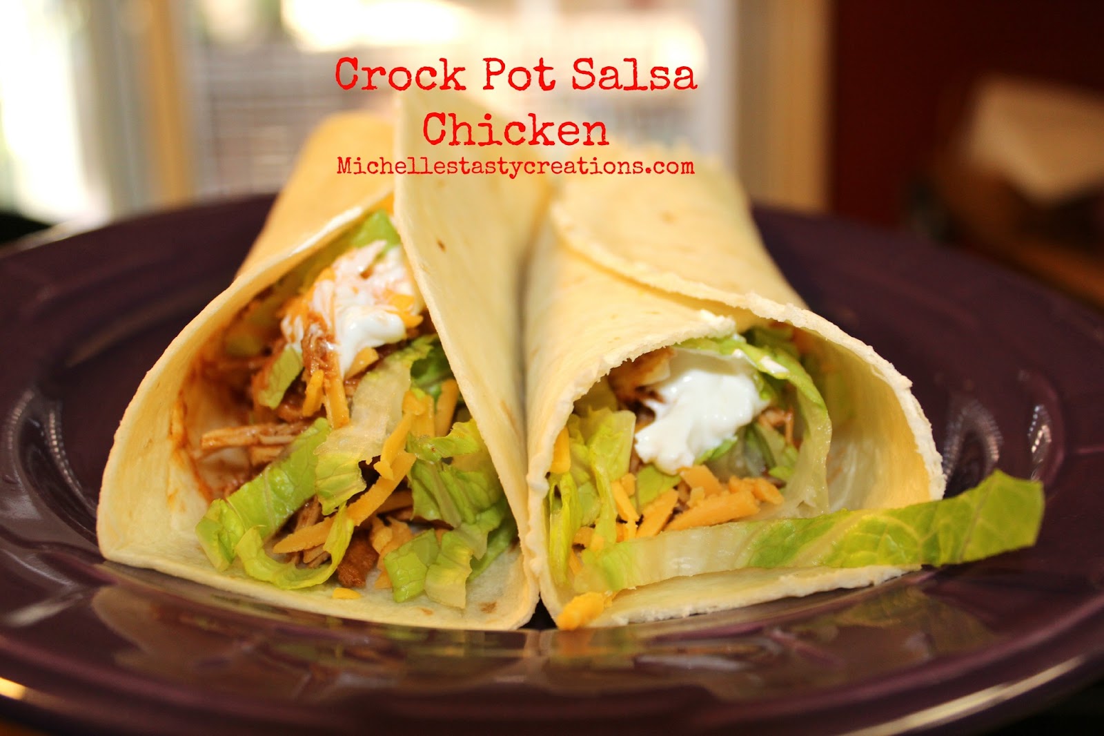 Michelles Tasty Creations Crock Pot Salsa Chicken