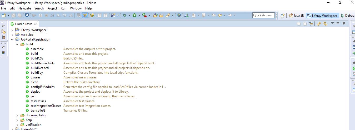 Learn Liferay Dxpliferay 7 Tutorials Deploying Liferay 7gradle Module To Tomcat