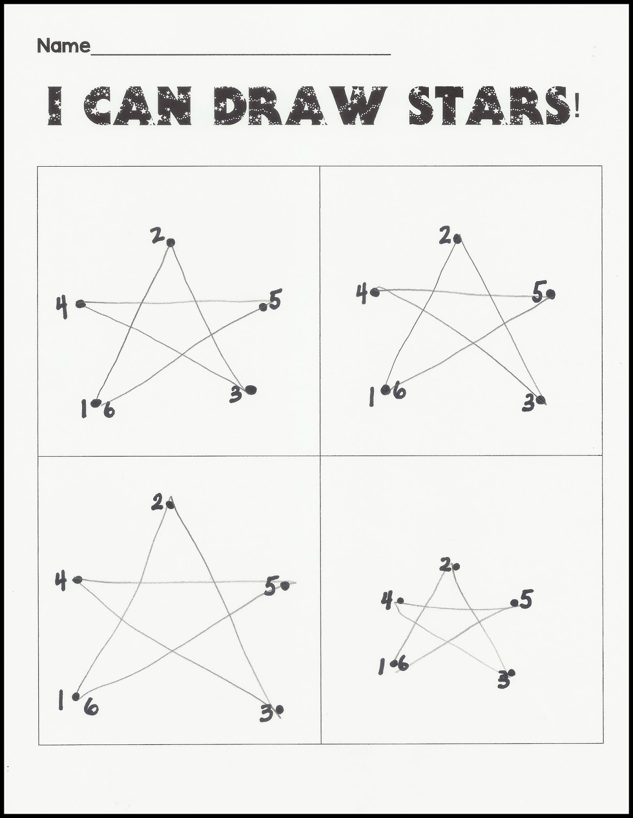 Kindergarten: Holding Hands and Sticking Together: Oh my STARS and Lots ...