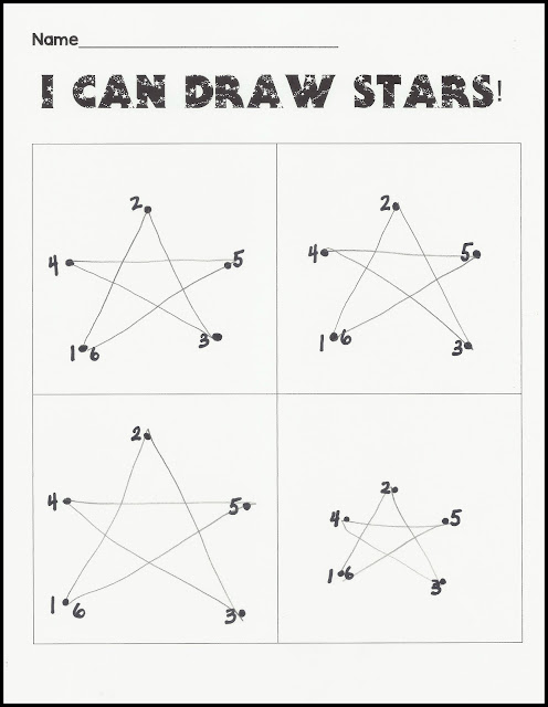 Kindergarten: Holding Hands and Sticking Together: Oh my STARS and Lots ...