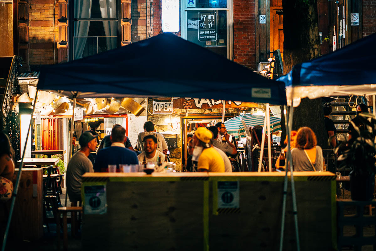 EV Grieve: One month on, a look at curbside dining in the East Village