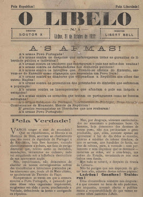 Almanaque Republicano: O LIBELO – PELA REPÚBLICA! PELA LIBERDADE!