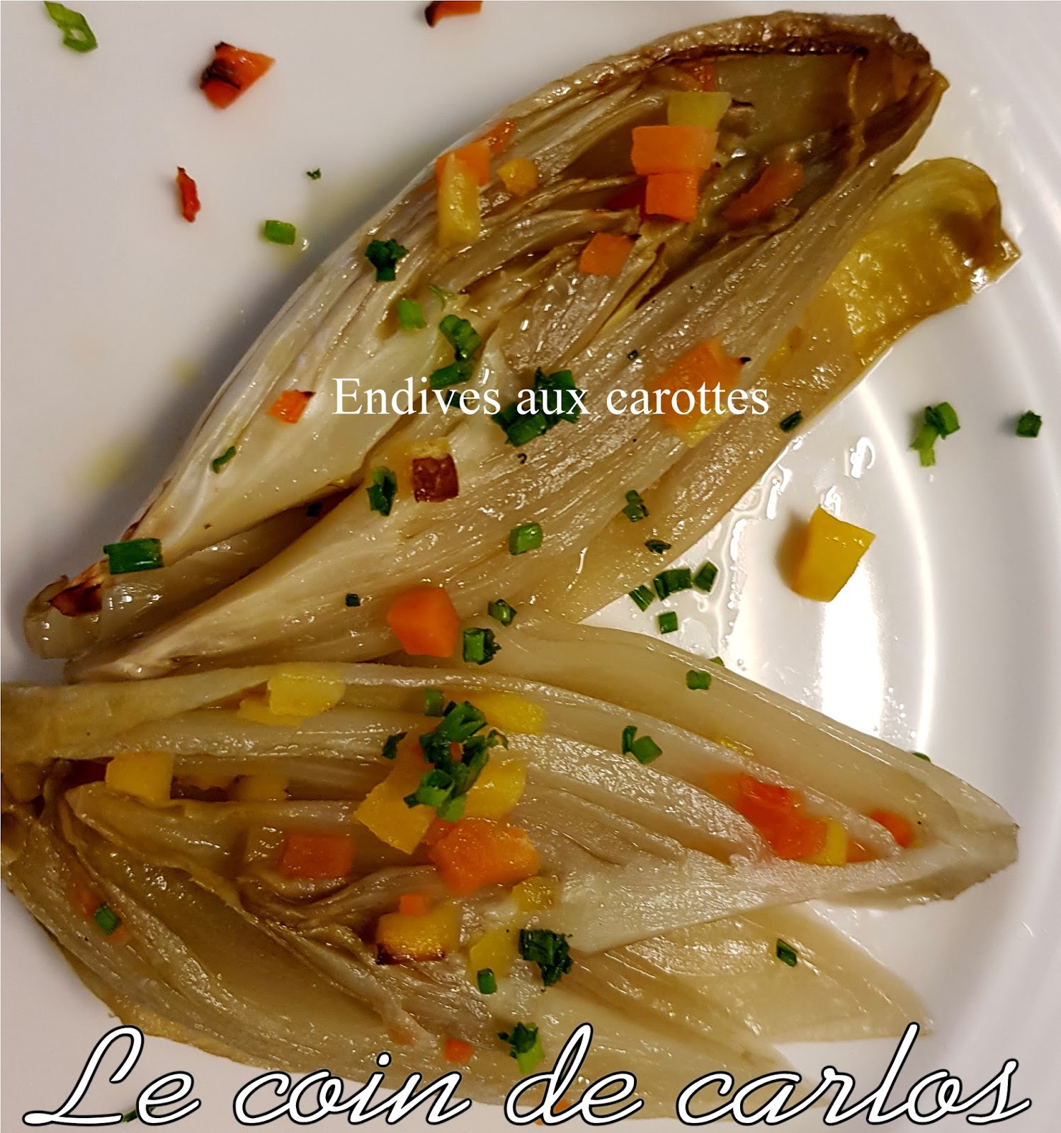 Le coin de Carlos: Endives aux carottes