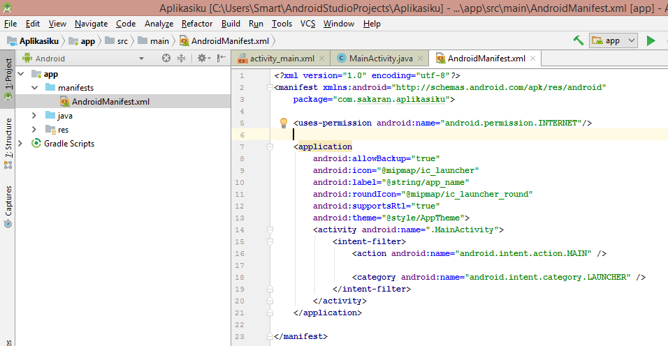 Membuat Aplikasi Android (Webview) Mudah Dengan Copy Paste Kode - sakaran