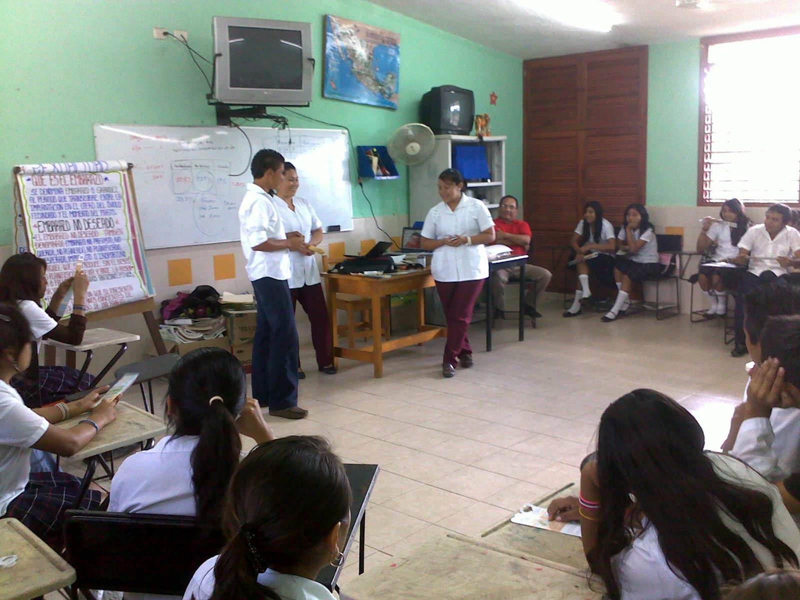 Telesecundaria Delio Moreno Cantón: Platica de Prevención de embarazos ...