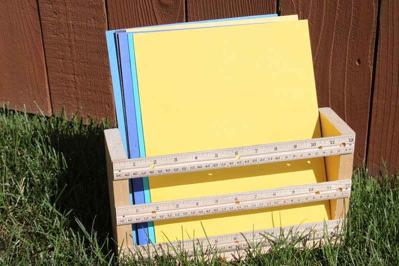 Kara's Creative Place: Ruler Basket Folder Holder Teacher Gift