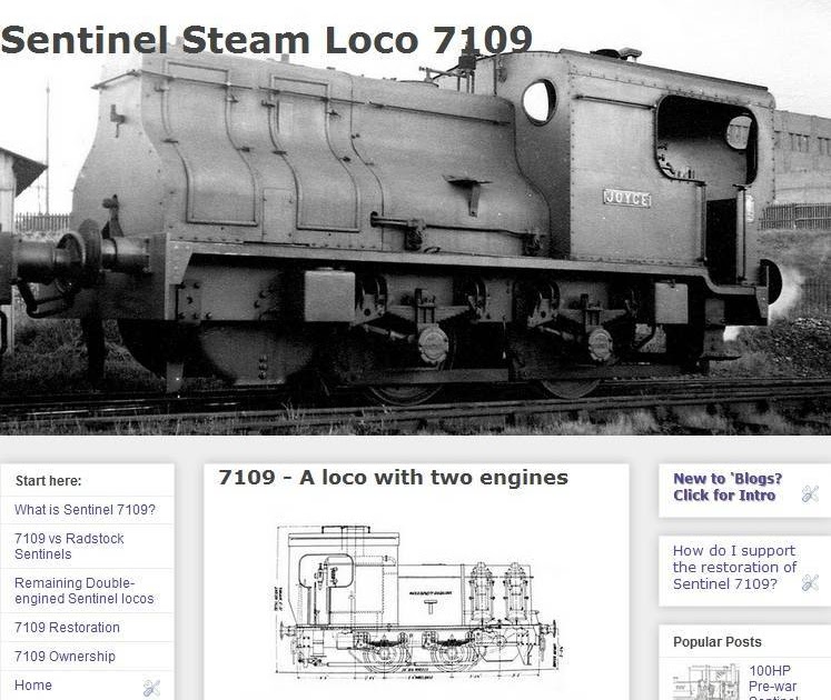 Sentinel Steam Loco 7109: A Warm Welcome!