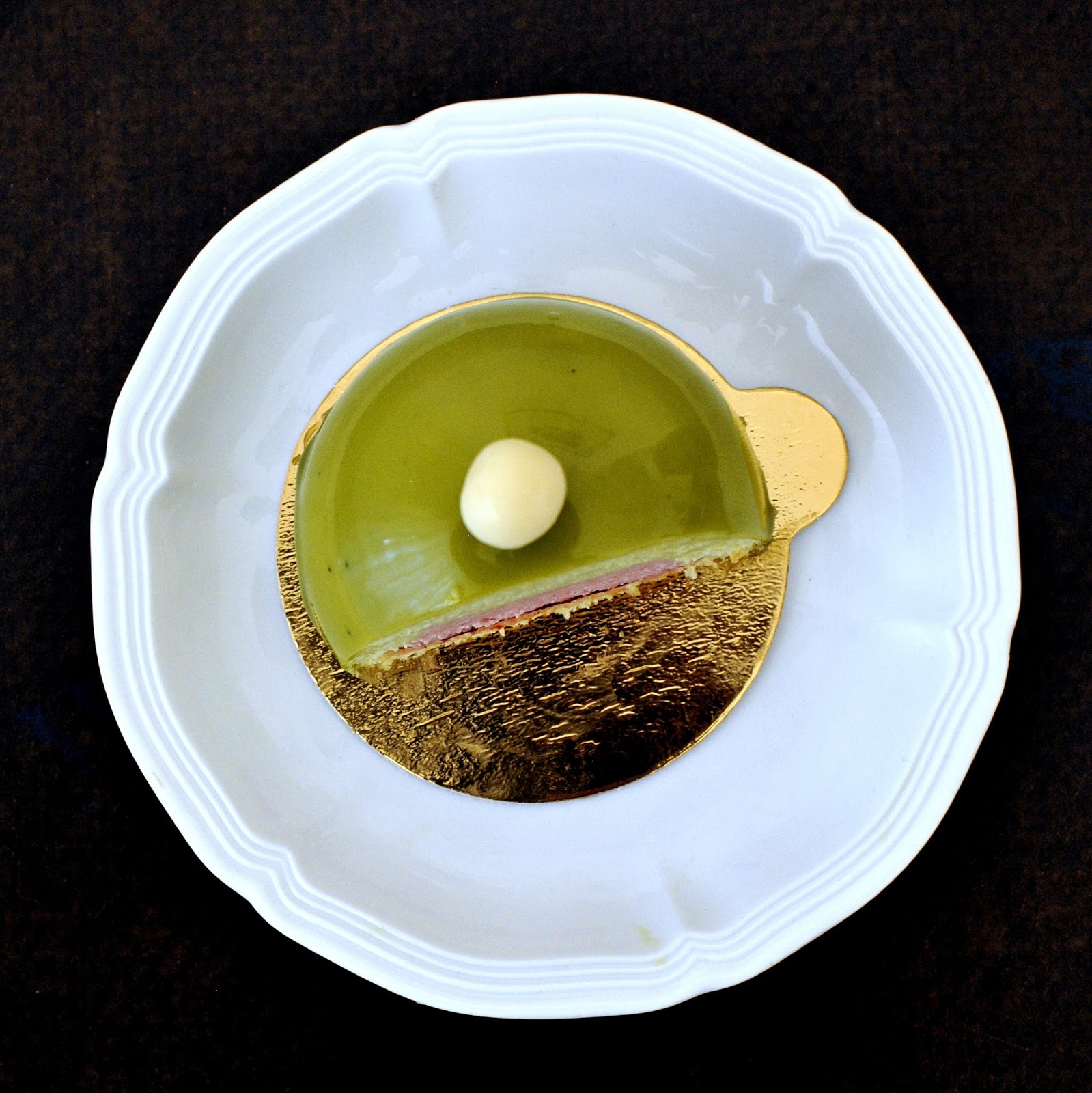 Matcha Cherry Mousse Cakes | Baking with Marianne