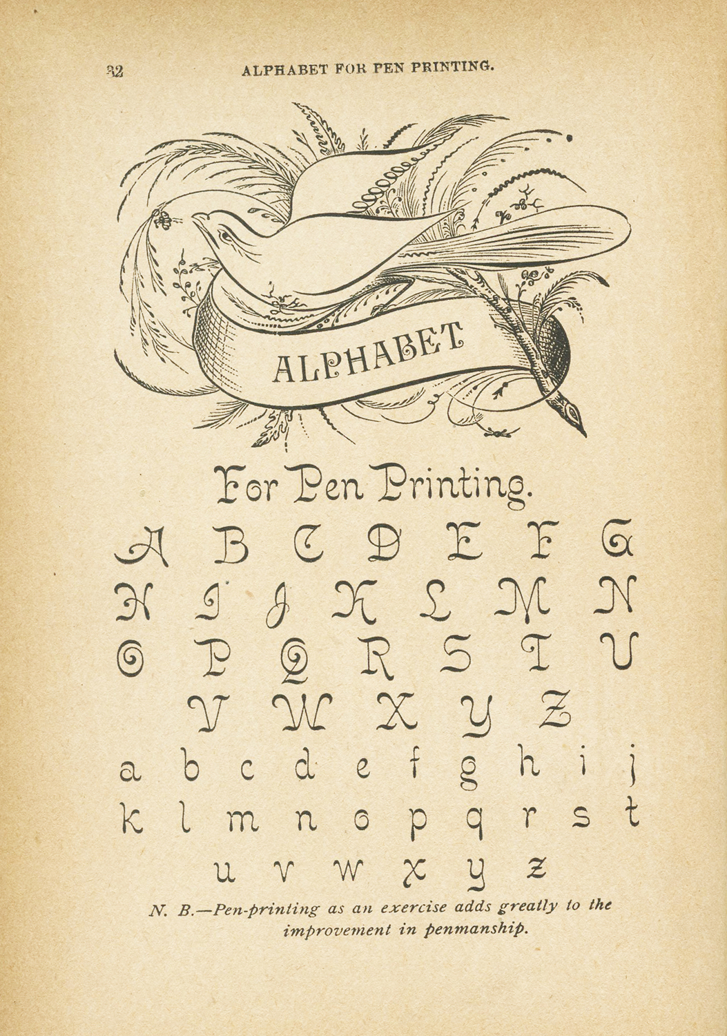 MudBay Images: Ornamental Antique Penmanship