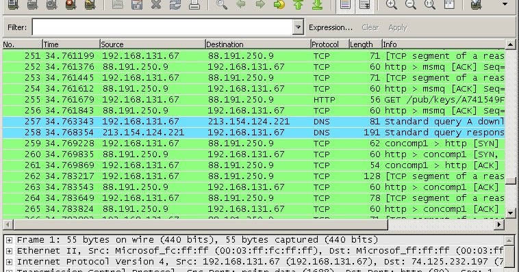 Wireshark ~ Jsoftware
