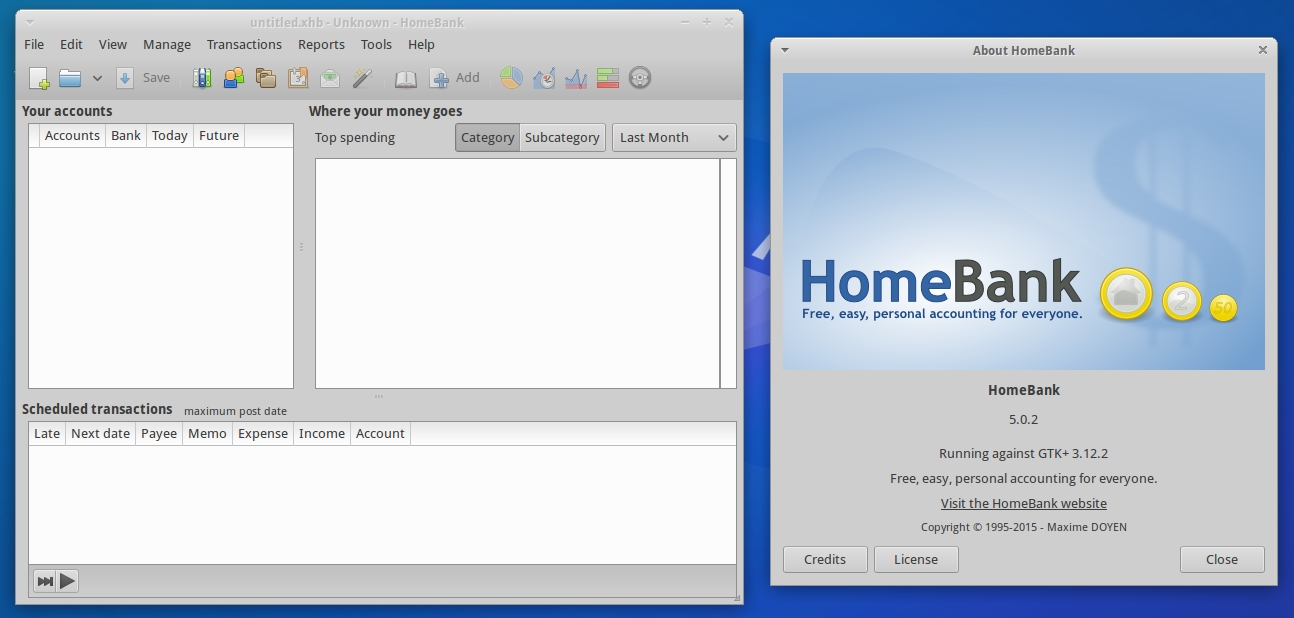 Saiba Instalar HomeBank 5.0.2