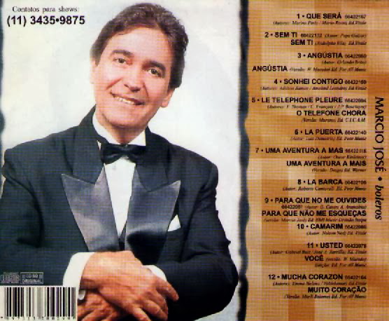 DIÁRIO BRASIL DIGITAL®: Márcio José interpreta boleros