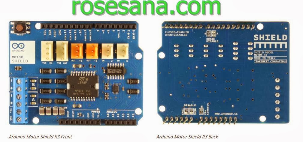 2R Hardware & Electronics: Arduino Motor Shield R3