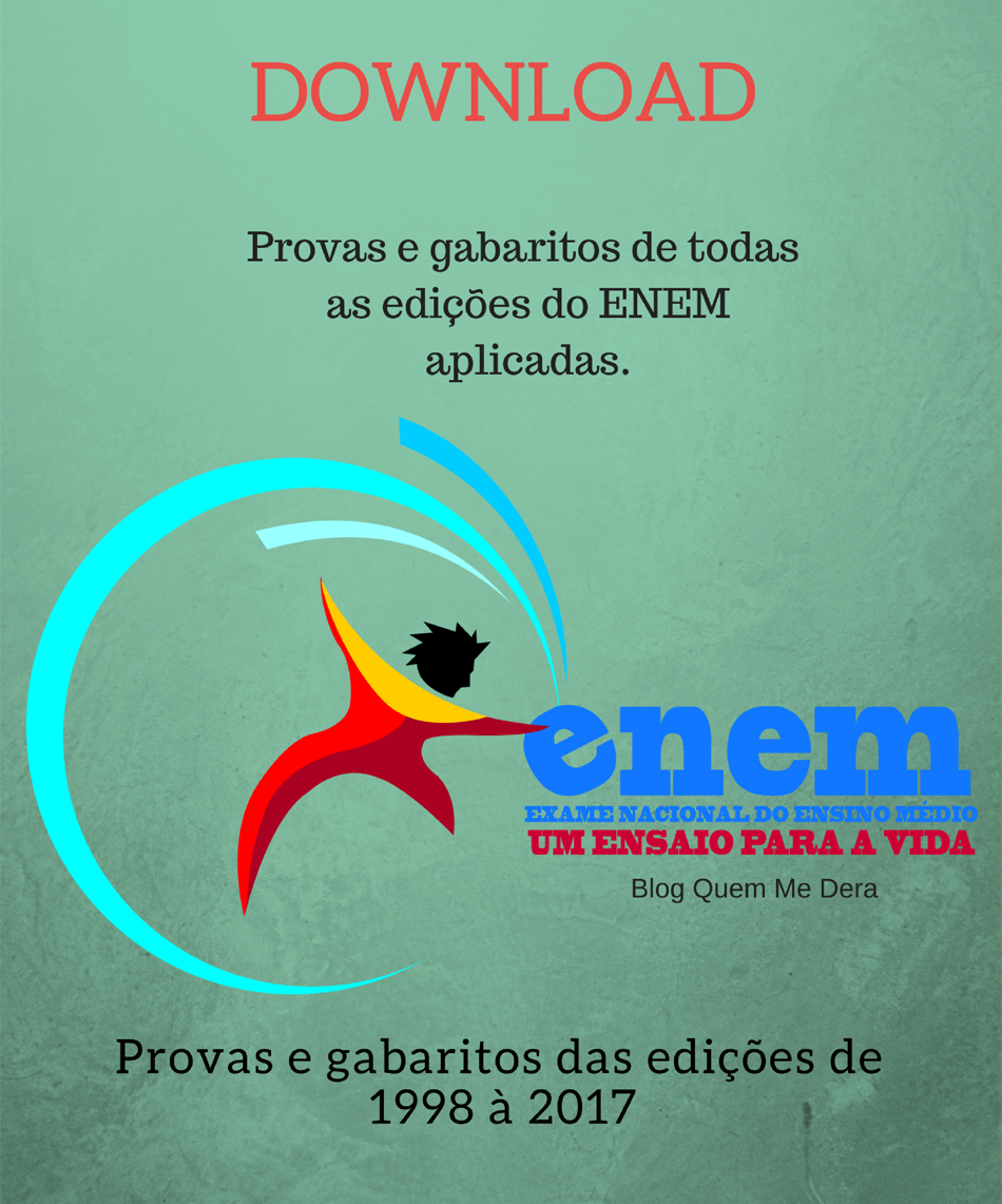 Baixar provas Enem (todas as edições) - Blog Pra Frente Baixar provas Enem (todas as edições) - Blog Pra Frente