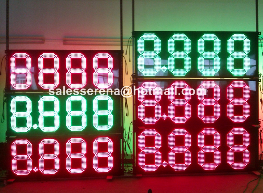 PetroLed: User guide of installing the gas price led sign