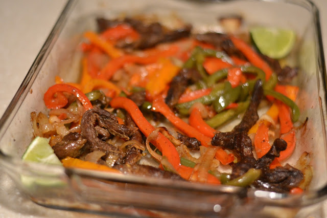 SMIDGE OF THIS: Baked Fajitas // Easy Recipe