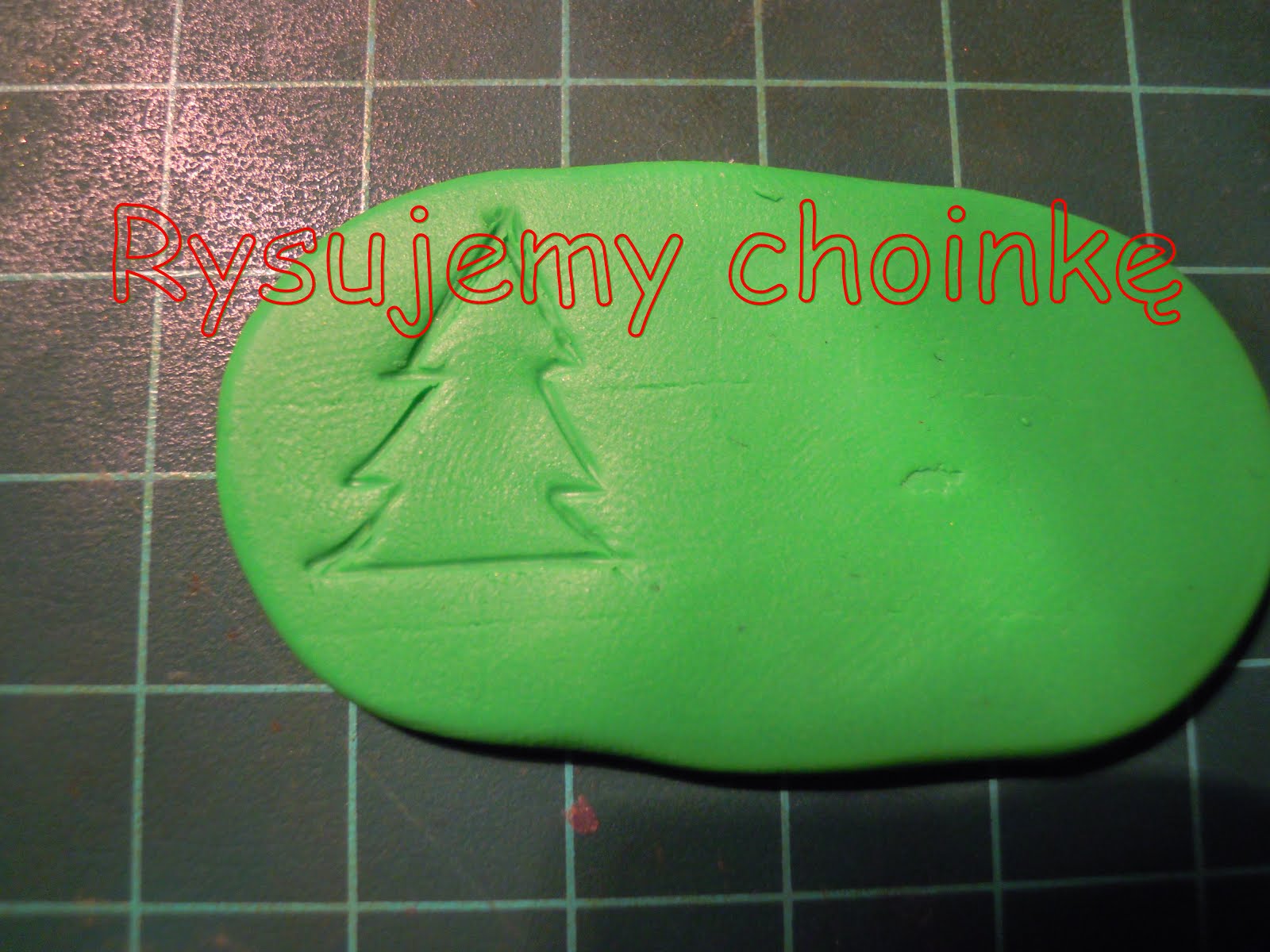 Artful: Tutorial na choinki z modeliny (kolczyki)