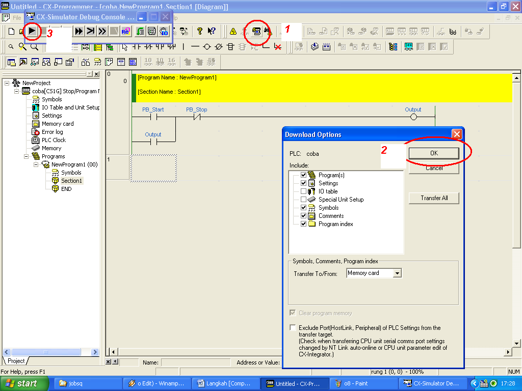 Automation Engineering: Langkah-langkah membuat program self holding ...