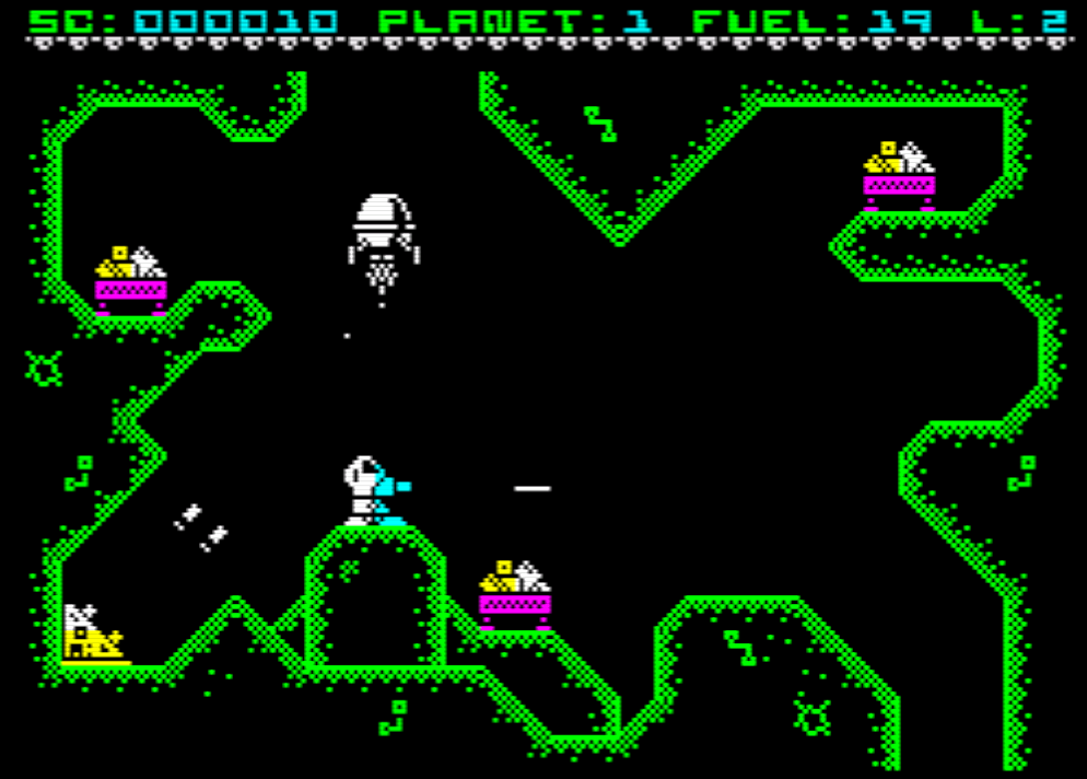 Indie Retro News: Deep Core Raider - Loved Thrust? Then play this new ZX Spectrum game!