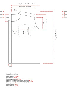 Cara membuat pola kemeja pria