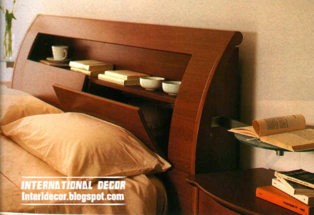 Creative storage headboard designs and ideas