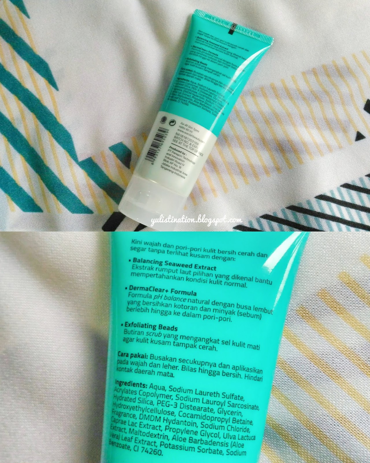 REVIEW : Wardah Nature Daily Seaweed Balancing Facial Wash & Facial ...