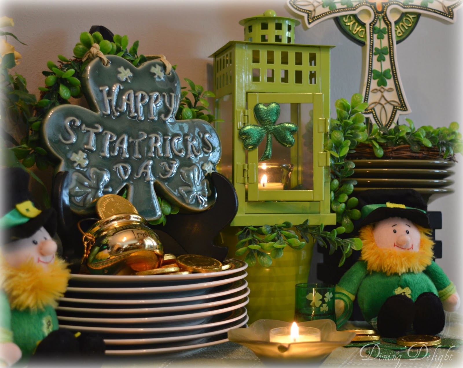 Dining Delight: St Patrick's Day Display
