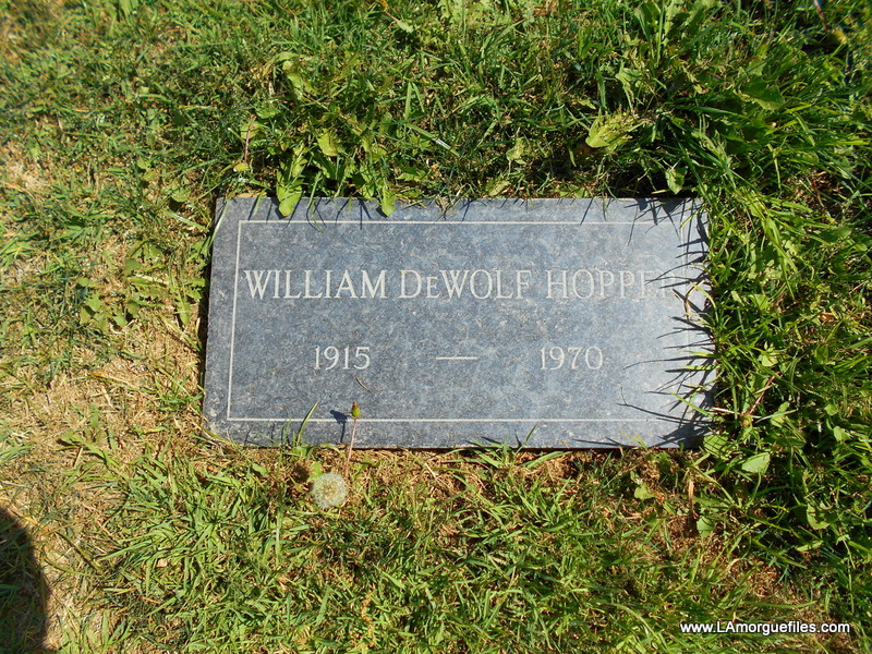 Los Angeles Morgue Files: "Perry Mason" Actor William Hopper 1970 Rose ...