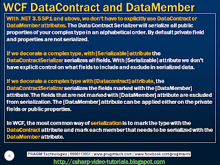 Sql server, .net and c# video tutorial: Part 6 - WCF DataContract and DataMember