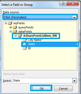 Cascading Dropdown list in SharePoint using InfoPath | SharePoint