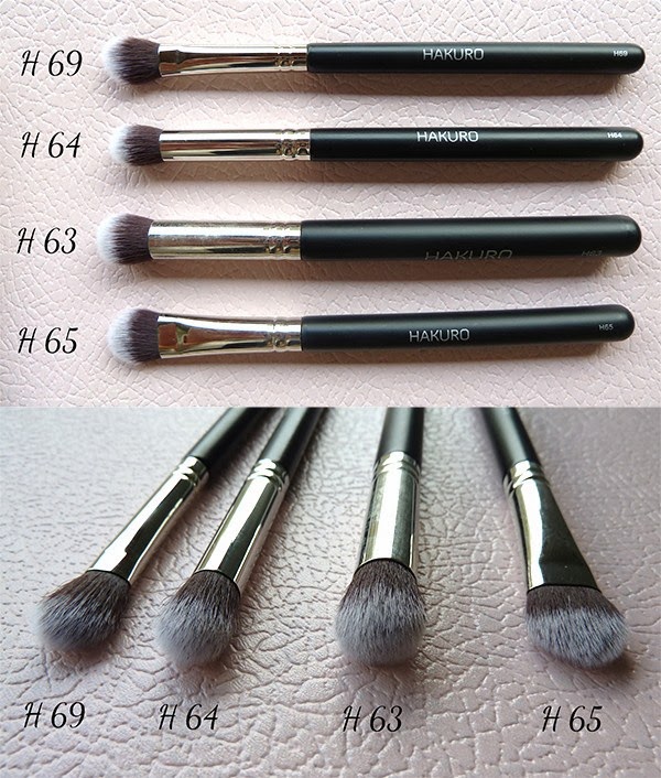 Nude Powder: Make up tools | Hakuro Brushes review