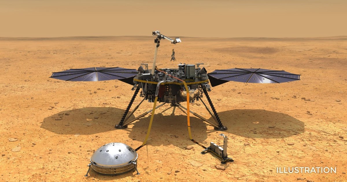 SPACE EXPLORATION : NASA InSight අඟහරු මත