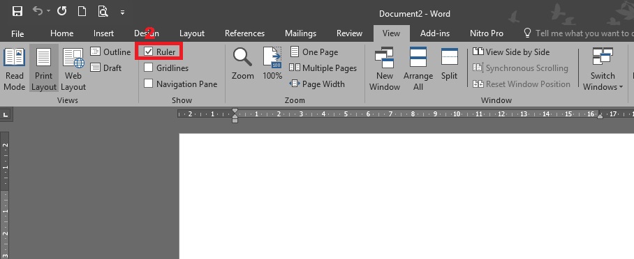 Cara Menampilkan garis Mistar di Microsoft Word 2016 | Nafisah14 Cara Menampilkan garis Mistar di Microsoft Word 2016 | Nafisah14
