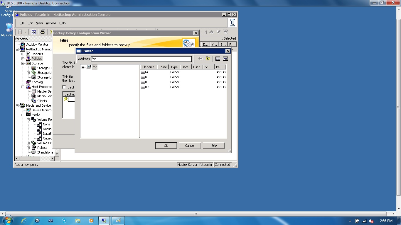 Remote Infrastructure Management: Advance Disk Configuration in Netbackup
