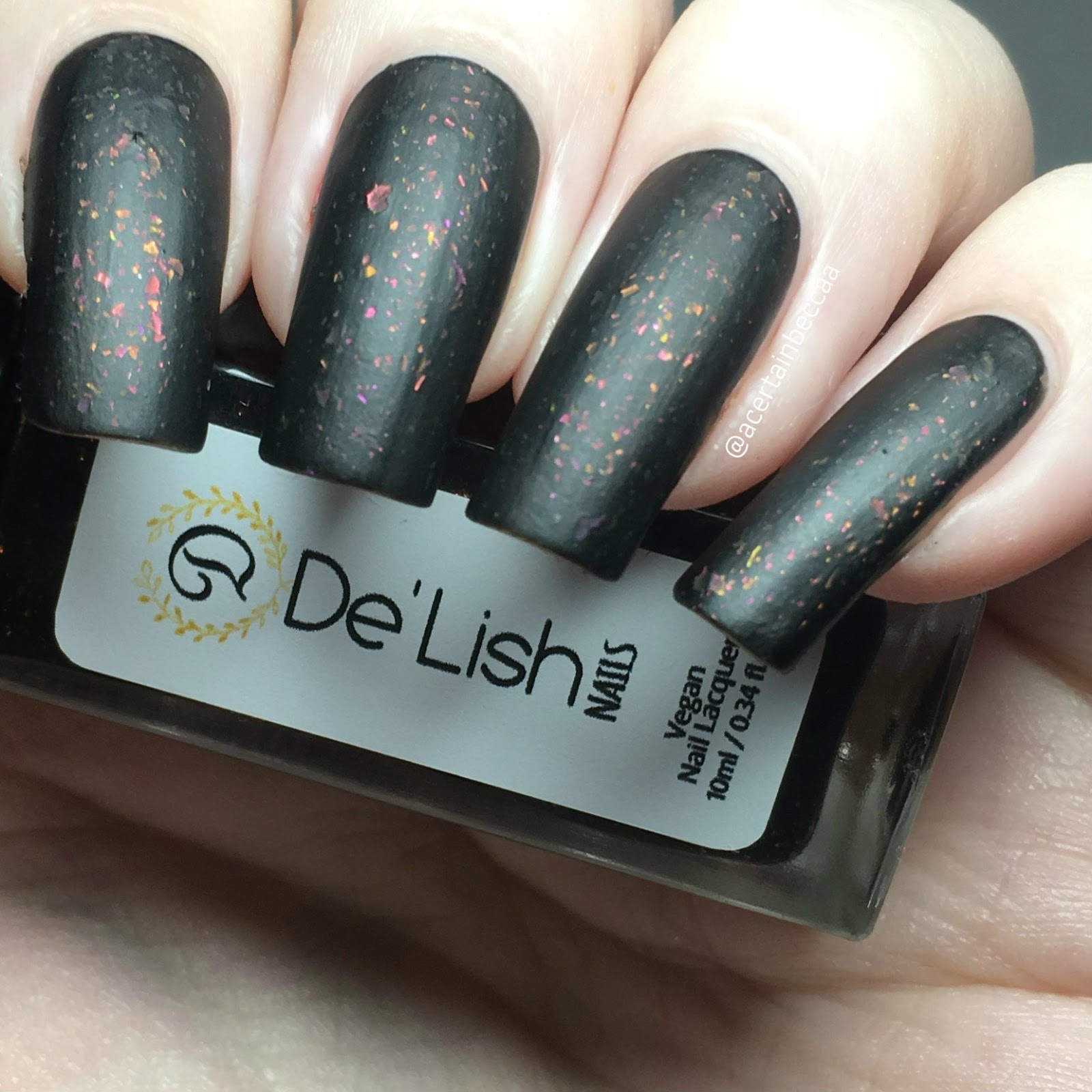 A Certain Becca Nails: De'Lish Nails London Swatches