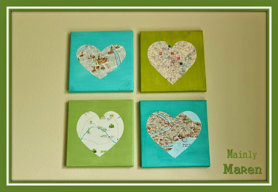 Mainly Maren: Travel Memories: Heart Map Collage