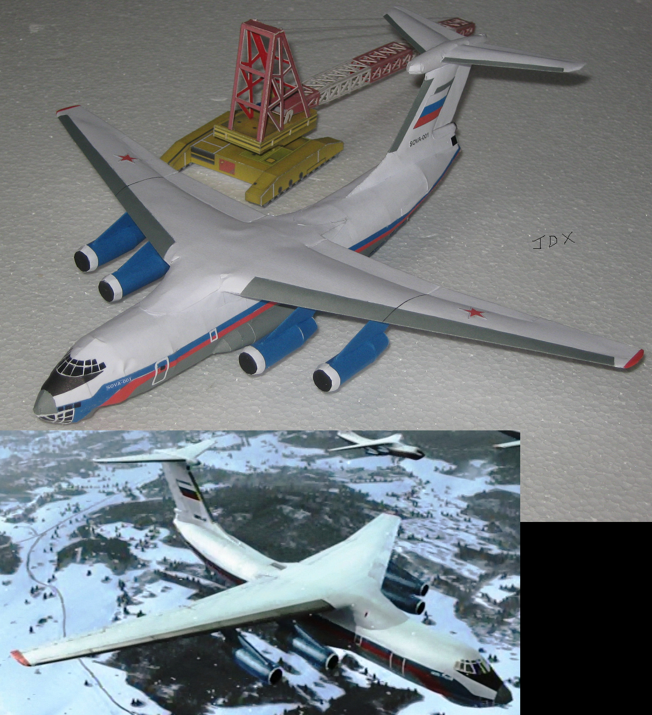 Ace Combat Model - Drawings: IL-76 Candid