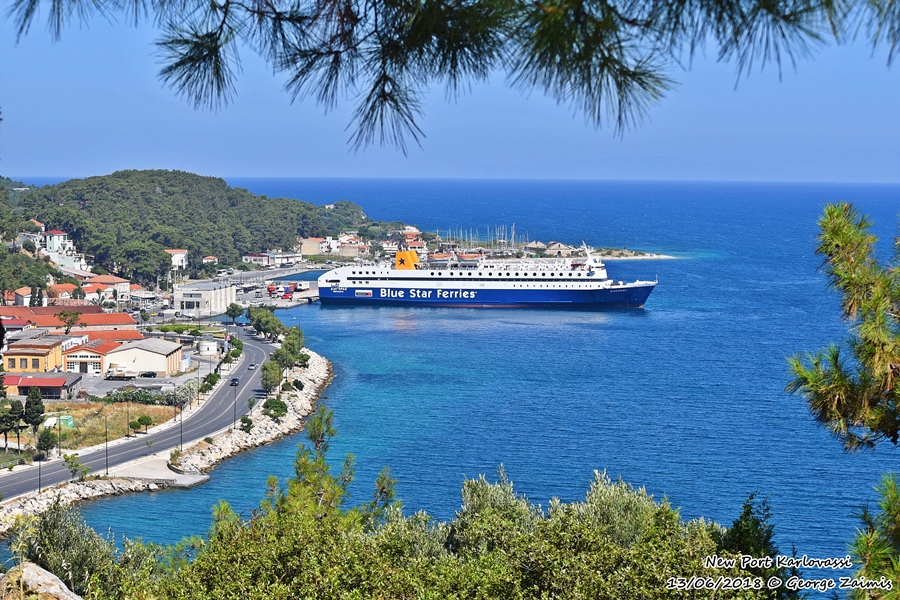 New Port Karlovassi: Πρωτη του Διαγορα στο Βαθυ Σαμου (φωτογραφιες & video)