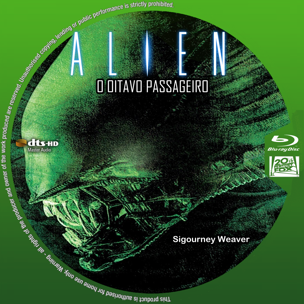 CAPAS DVD-R GRATIS: Alien 1 - O Oitavo Passageiro - (1979) - Blu Ray