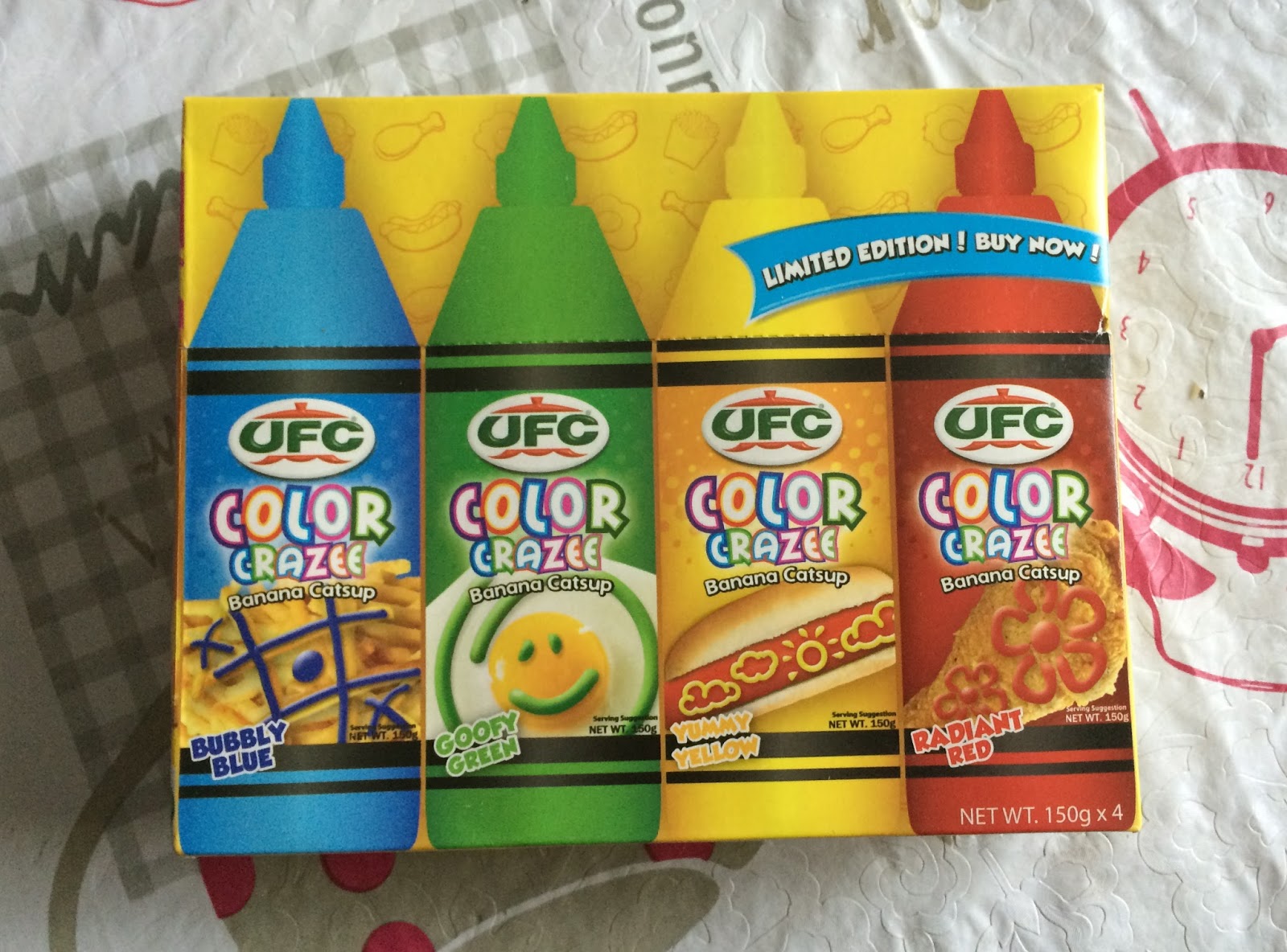 Colorful mealtime with UFC - ARTSY FARTSY AVA