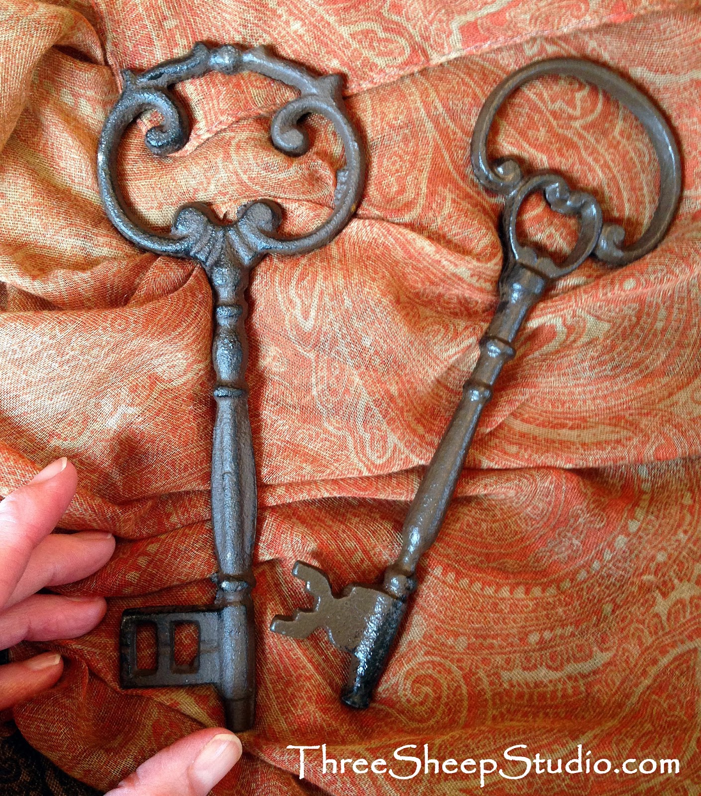 Three Sheep Studio Wool Pennies And Skeleton Keys three-sheep-studio-wool-pennies-and-skeleton-keys
